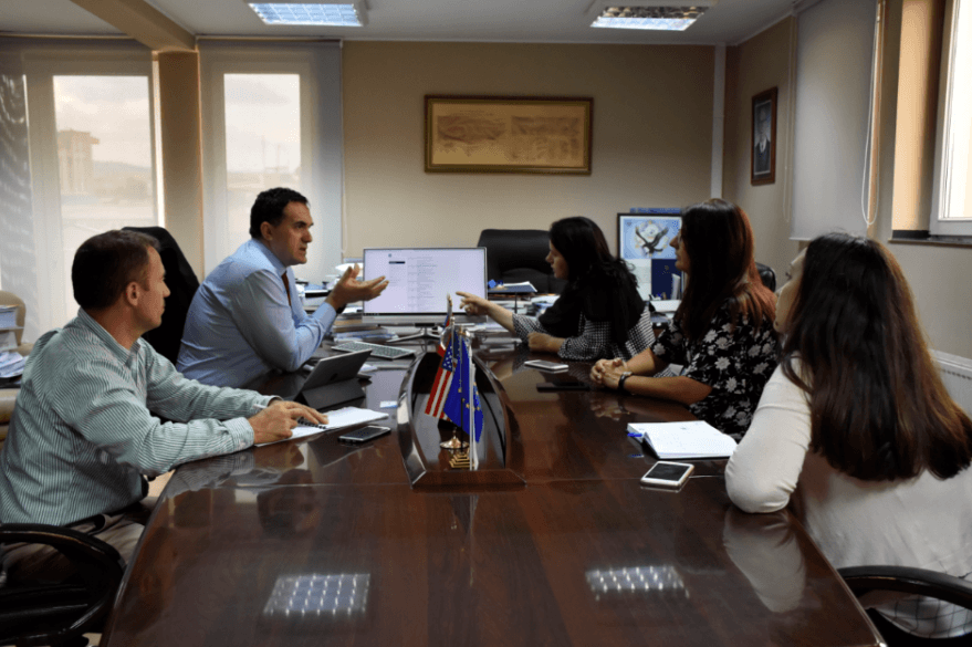 A delegation from the University "Aleksander Moisiu" visited UBT