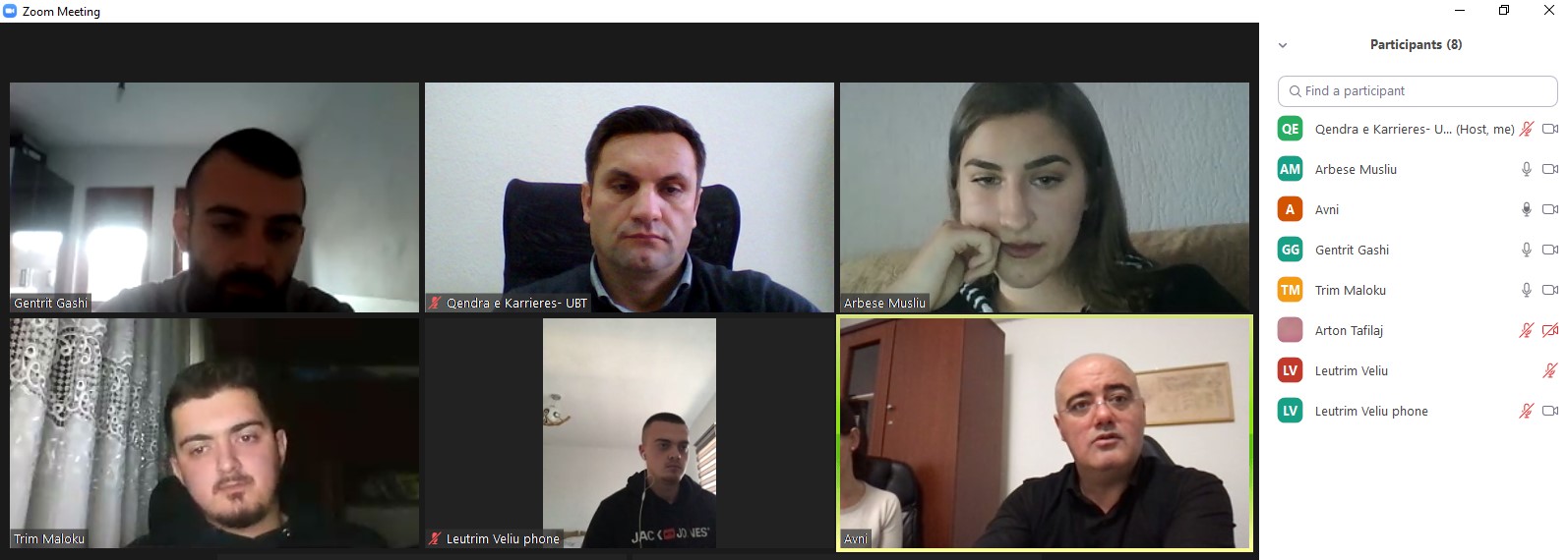 Qendra e Karrierës në UBT organizon intervista të punës online - UBT ...