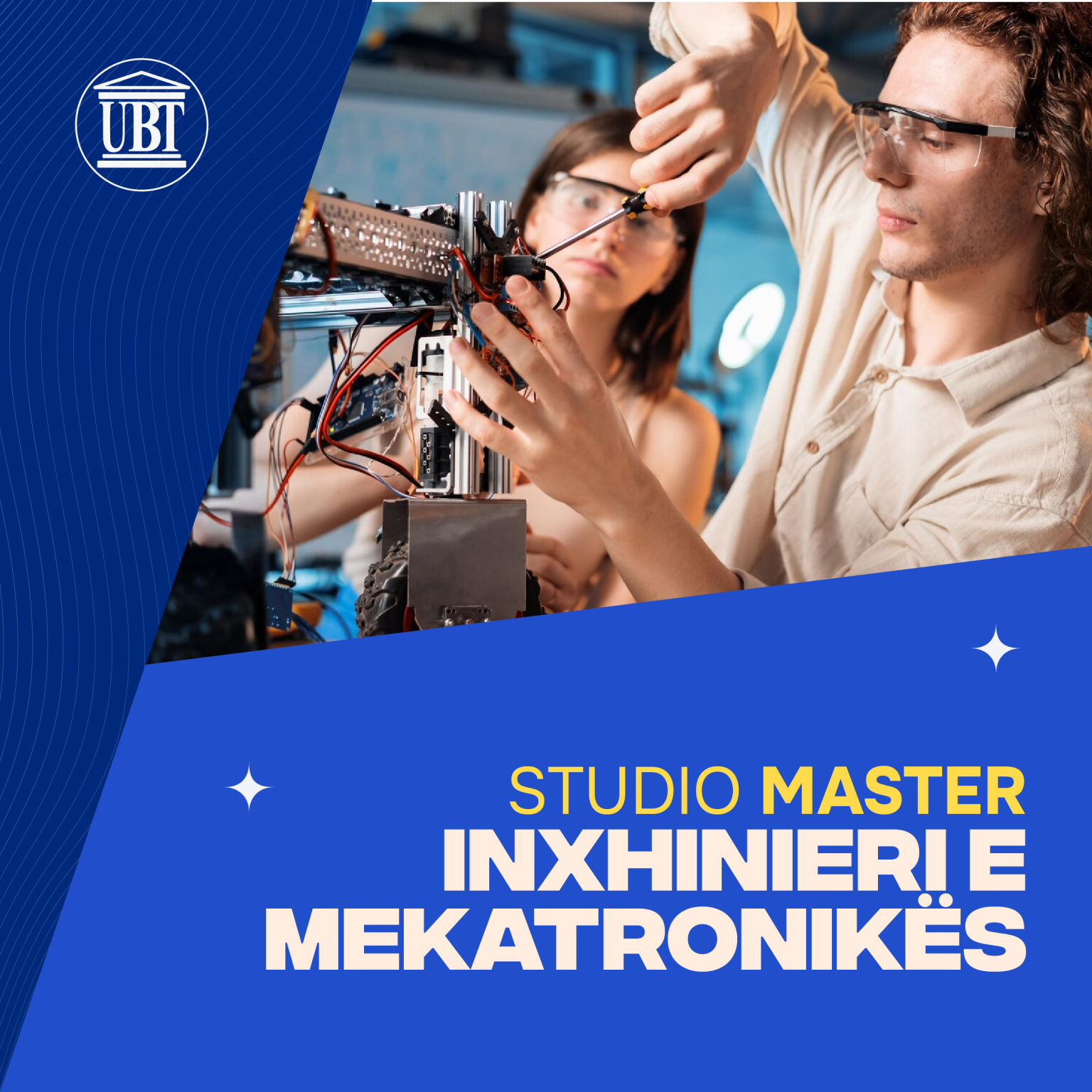 Studio Master Inxhinieri e Mekatronikës në UBT Studio Master Inxhinieri e Mekatronikës në UBT